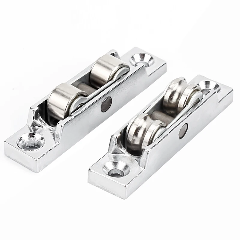 4Pcs-77-88-type-Push-pull-Window-Pulley-Zinc-alloy-Double-Wheel-Balance ...