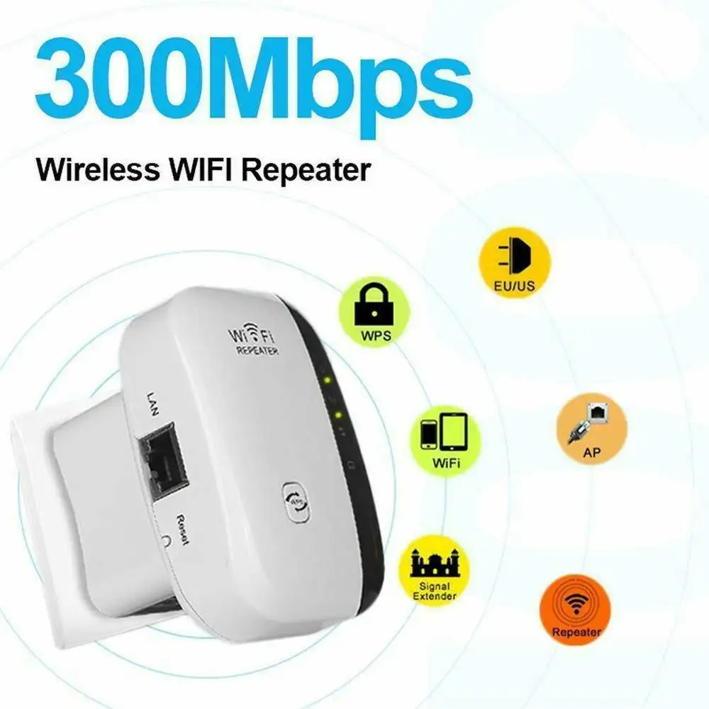 WiFi-Blast-Wireless-Repeater-Wi-Fi-Range-Extender-300Mbps-Amplifier ...