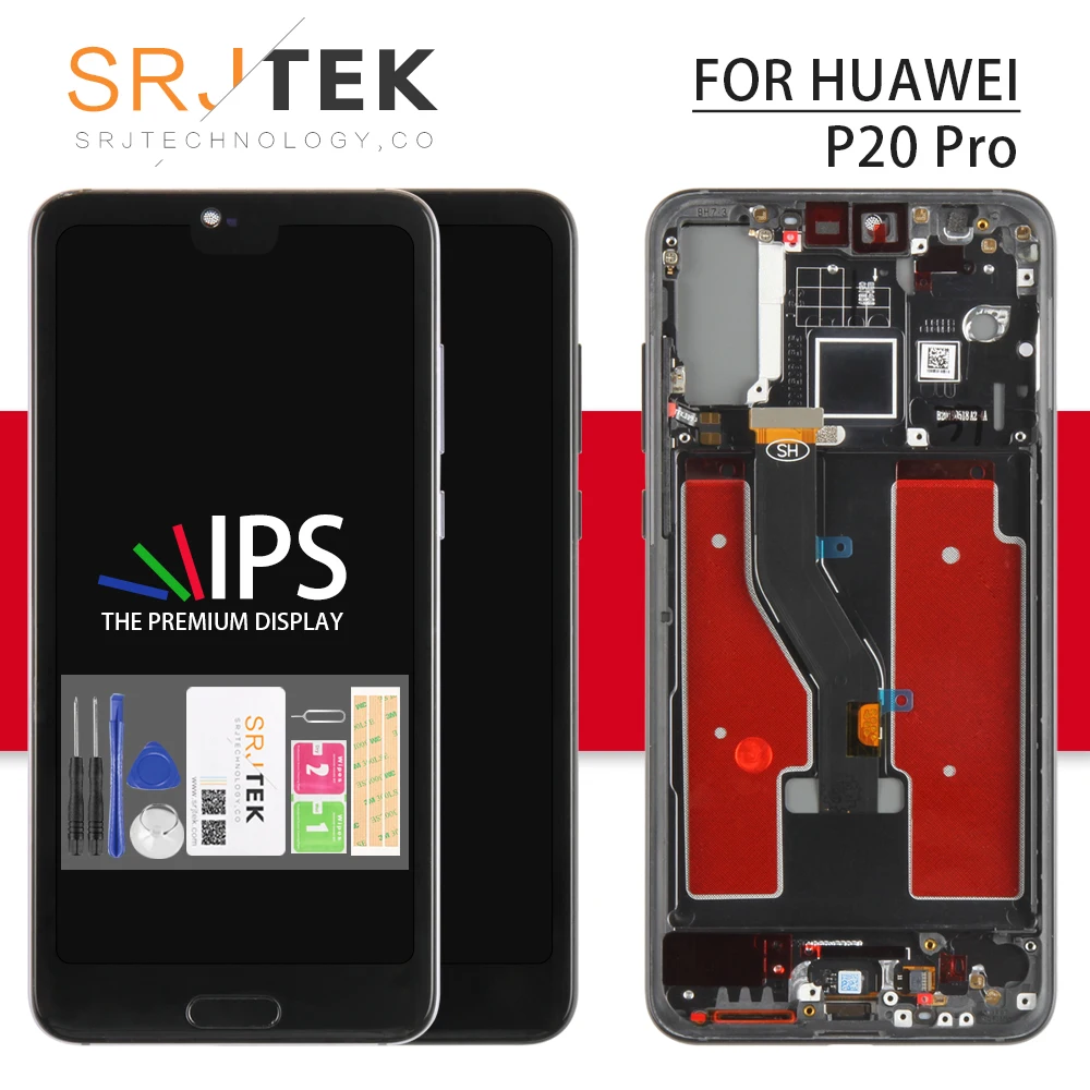 Ips для huawei P20 Pro lcd Сенсорная стеклянная панель для huawei P20 Plus дисплей CLT-AL00L ...