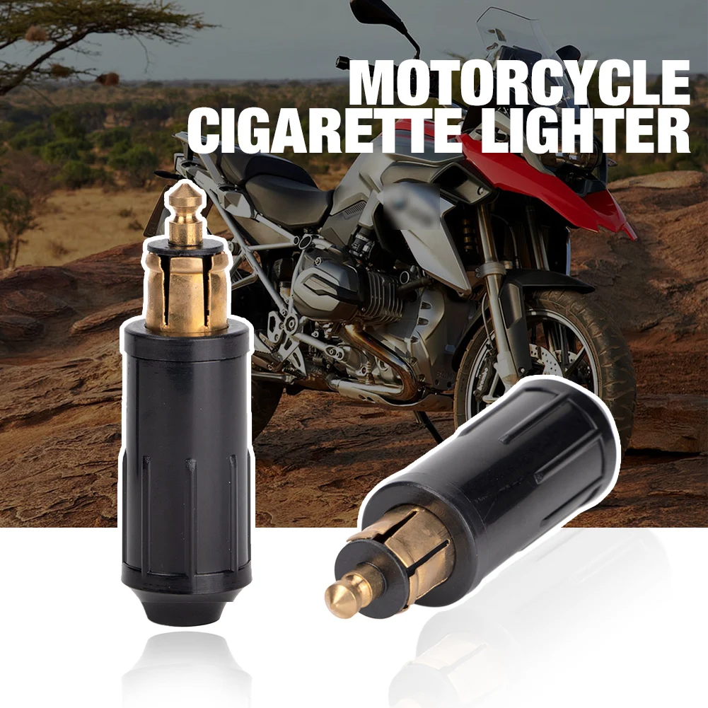 12v European Plug Motorcycle Din Cigarette Lighter Socket Plug Adapter ...