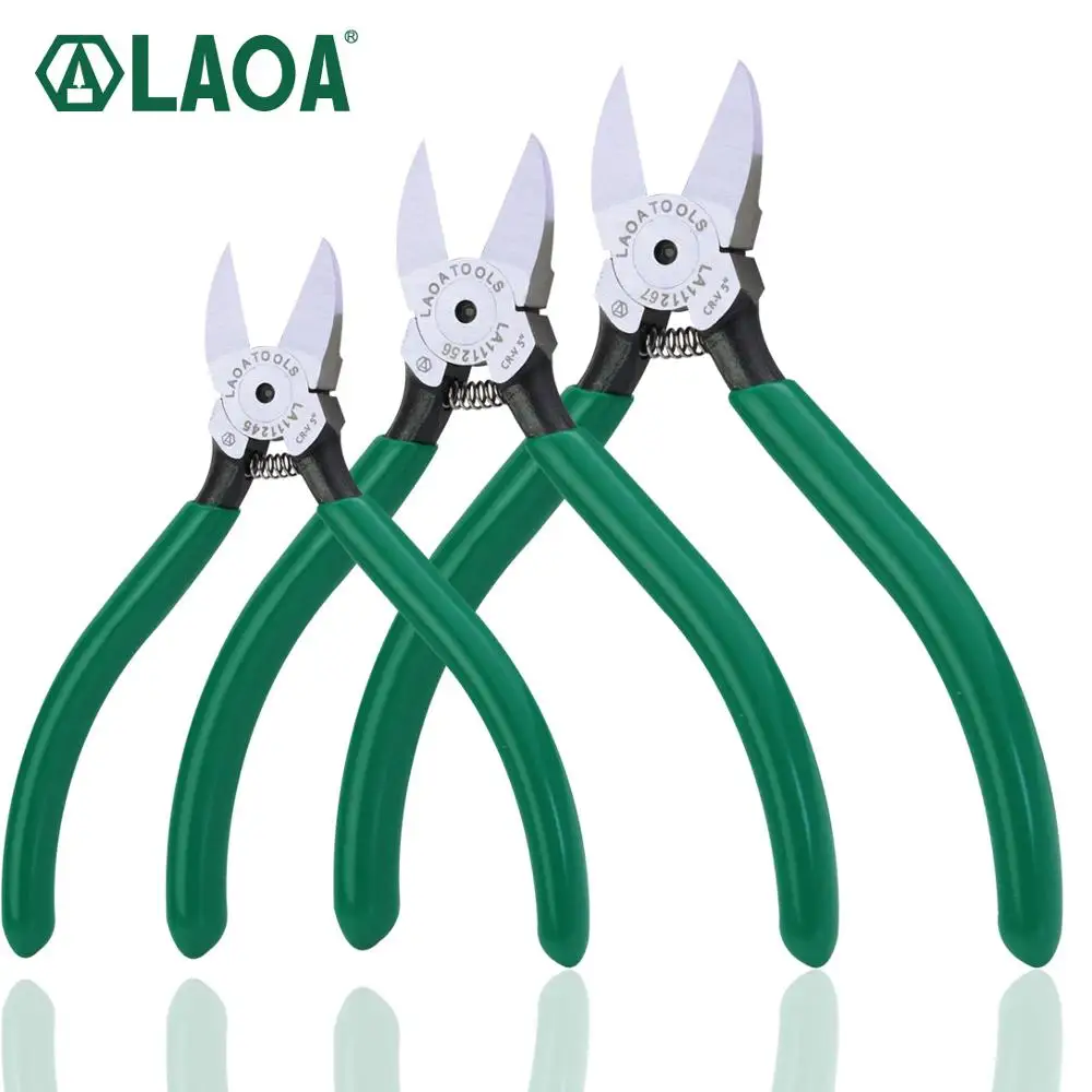 LAOA CR-V Plastic pliers 4.5/5/6/7inch Jewelry Electrical Wire Cable ...