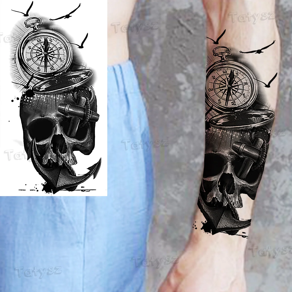 Angel Skull Tattoo