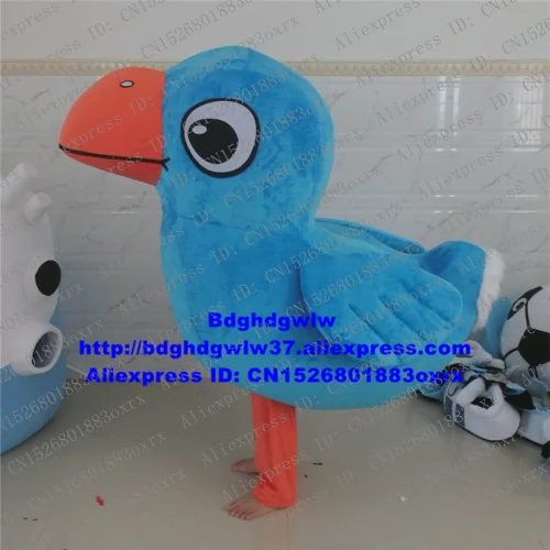 Blue Sparrow Spadger Bird Fledging Birdie Mascot เครื่องแต่งกายผู้ใหญ่ ...