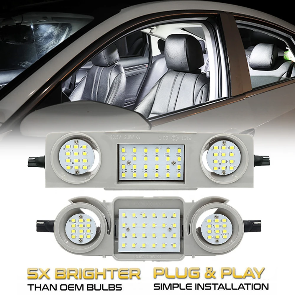 LED Car Interior Dome Roof Lights For VW Passat CC B6 B7 Golf Tiguan ...