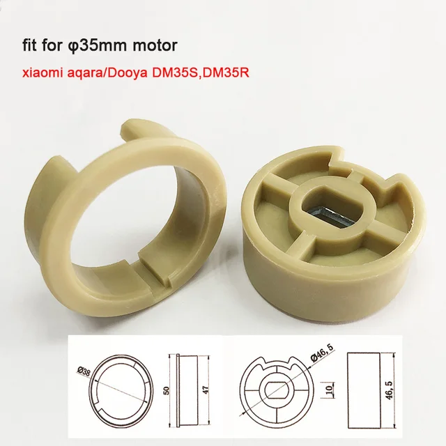 tubular motor accessories for 35mm motor Dooya DM35S DM35R ,50mm tube ...