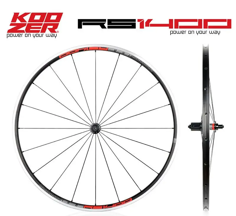 KOZER-Road-Bike-Wheelset-with-4-Bearing-4-Claws-48T-21mm-Rim-Flat-Spoke ...