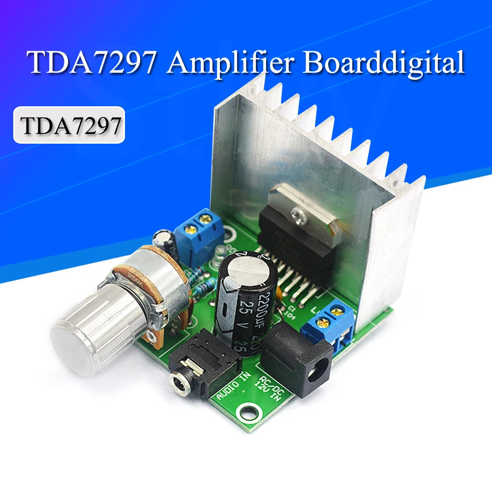 TDA7297-Audio-Amplifier-Board-Module-Dual-Channel-Parts-For-DIY-Kit ...