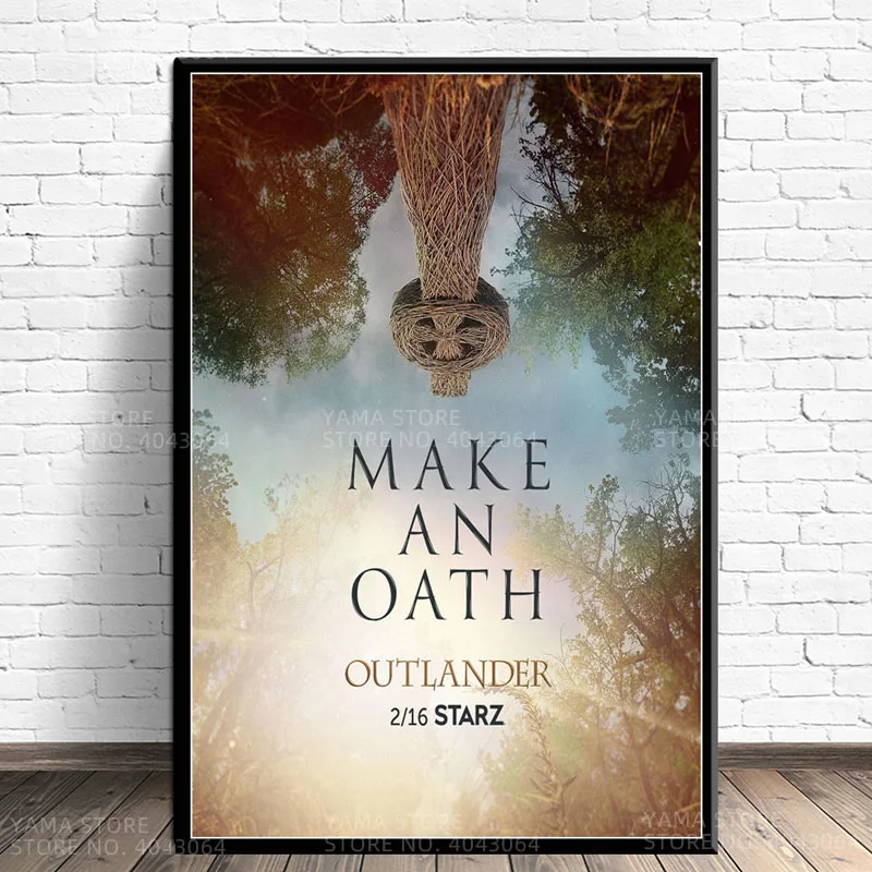 J091 Outlander Hot Tv Series Show Wall Art Canvas Painting Poster For ...