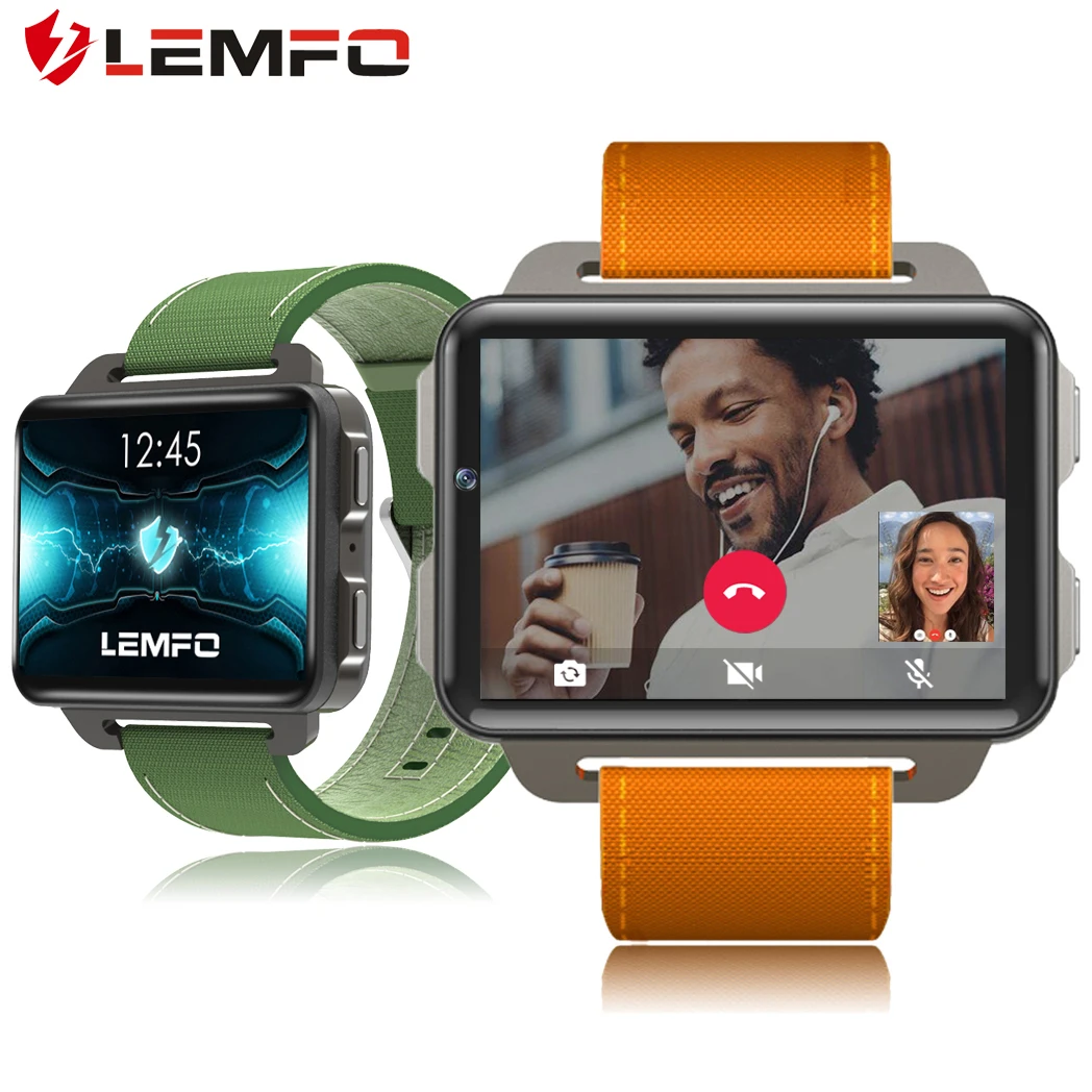 LEMFO lem4pro Android Смарт-часы телефон 1 ГБ 16 ГБ 1200 мАч батарея 130 Вт камера gps WiFi SIM ...