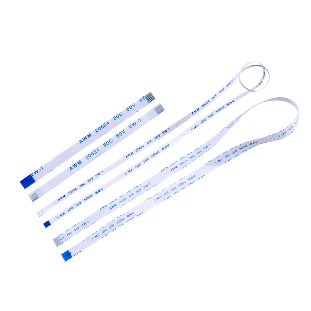 10PCS 6P Line length 6CM-40CM 10CM 15CM 20CM 25CM Flat Flexible Cable FFC FPC LCD Cable AWM ...