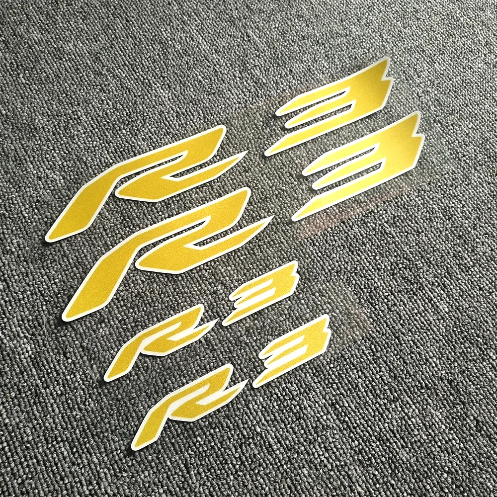 YZF R3 YZF-R3 YZFR3 Motorcycle Sticker Decal Helmet For YAMAHA Tank Pad ...