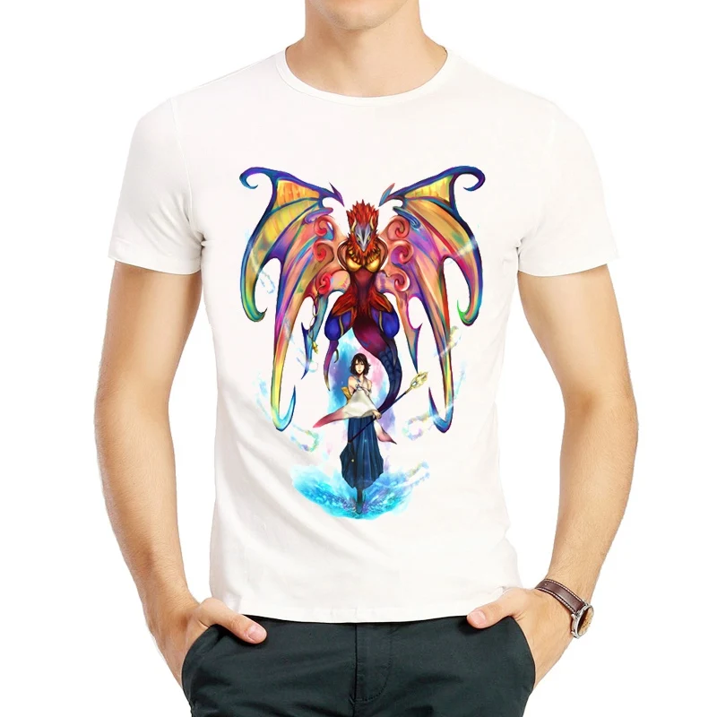 Final Fantasy X T Shirt White Color Mens Short Sleeve Final Fantasy 10 ...