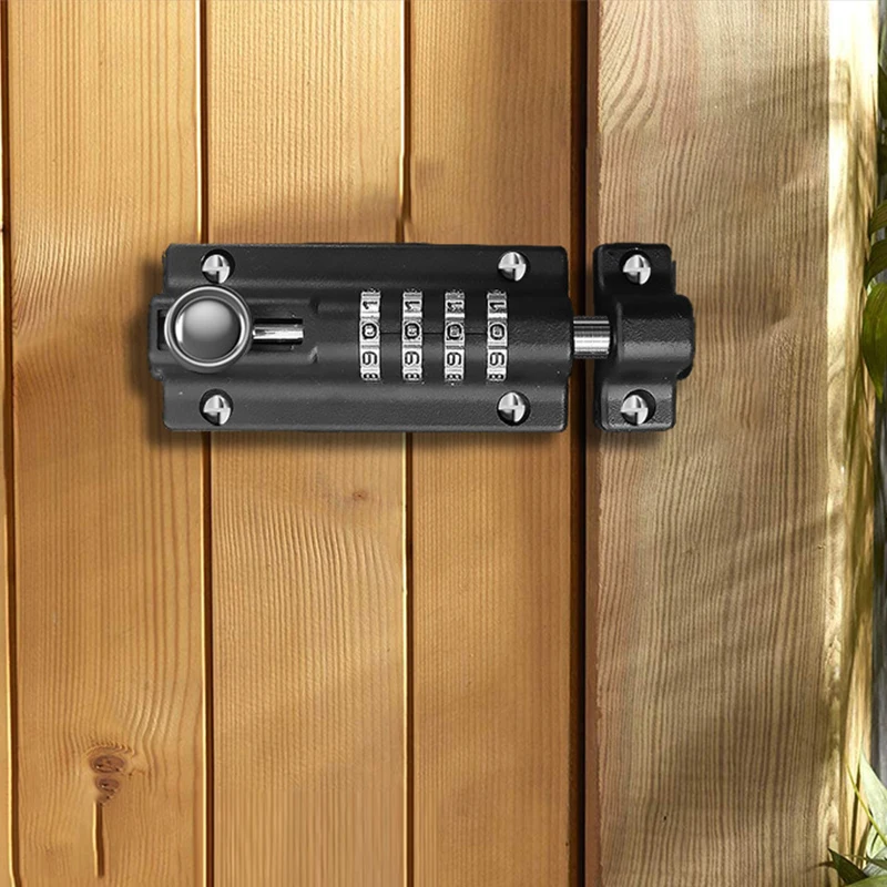 Candado con contraseña de Metal para puerta de madera, candado de ...