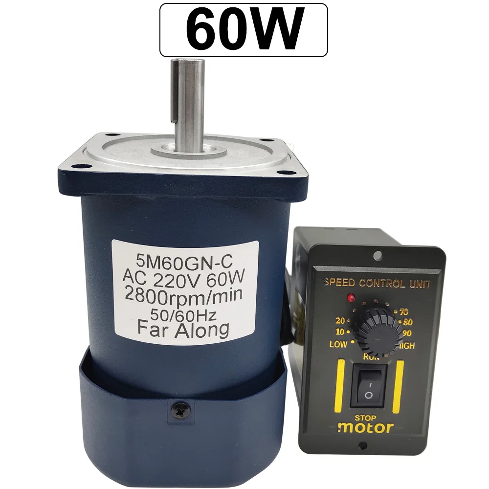 220V-Electric-Micro-AC-High-Speed-Motors-Single-Phase-60W-1400-2800RPM ...