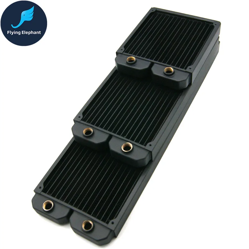 PC Case Copper Radiator For 140mm Fan Length 140/280/420mm Water ...