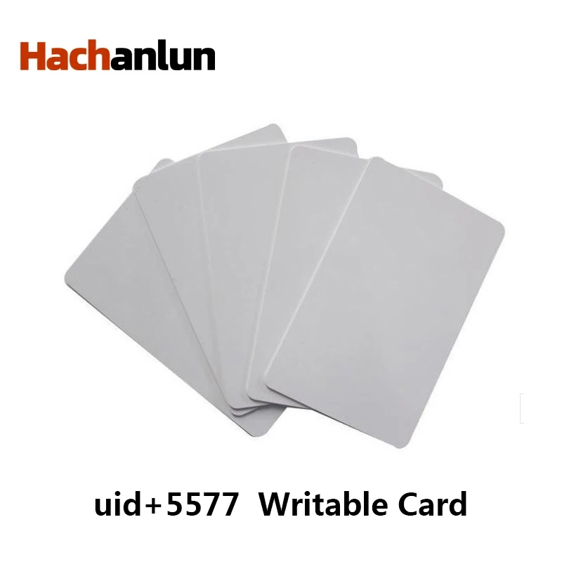 5-10pcs-Dual-Chip-IC-ID-UID-5577-RFID-Smart-Card-Composite-125KHZ ...