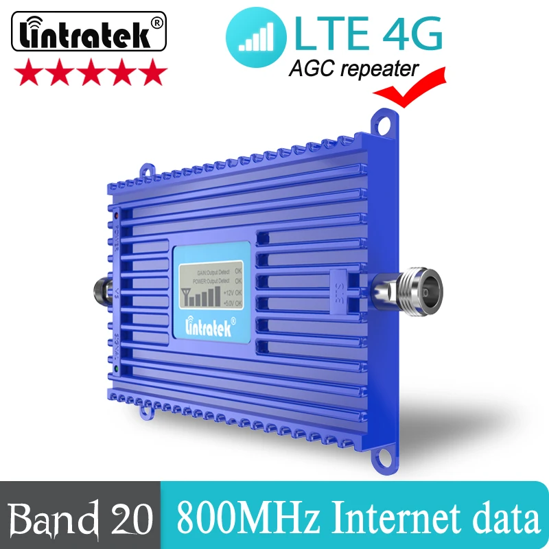 Band-20-Signal-Booster-800mhz-LTE-4G-Signal-Repeater-ALC-AGC-70db-Gain ...