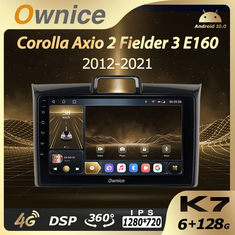 K7 Ownice 6G + 128G Android 10,0 Radio de coche para Toyota Corolla ...