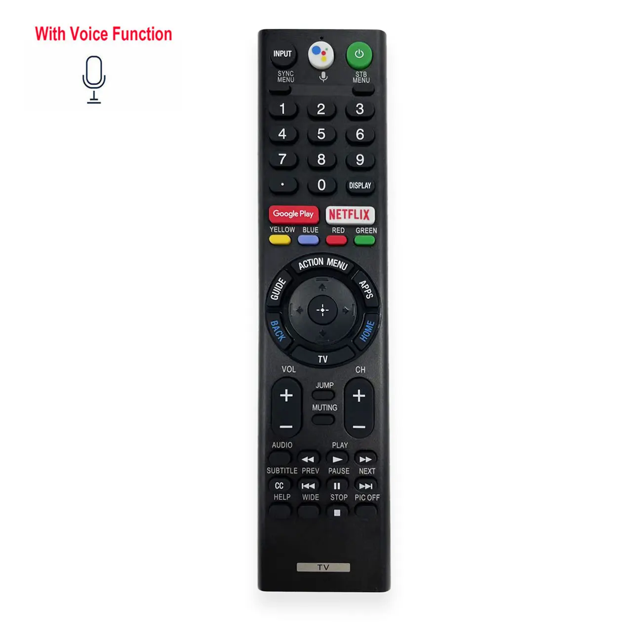 Control remoto por voz para Sony 4K Ultra Smart HDTV, RMF TX300U, RMF ...