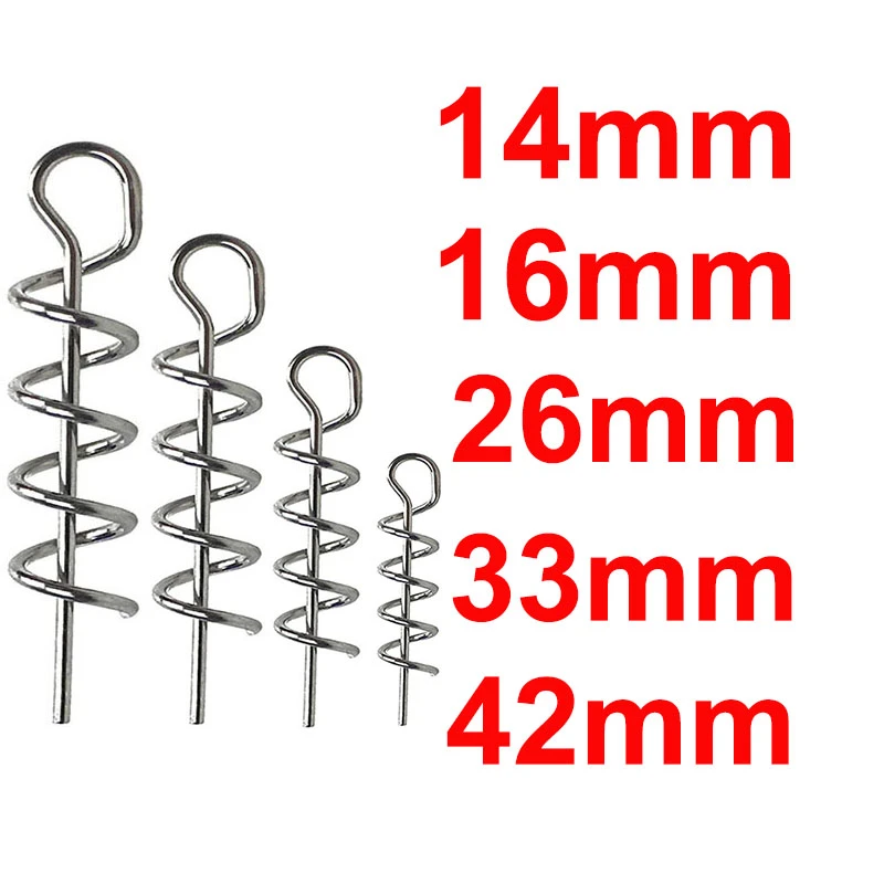 20 Or 40 Or 100 Pcs Fishing Pins Spring Twist Lock Fishing Screw ...