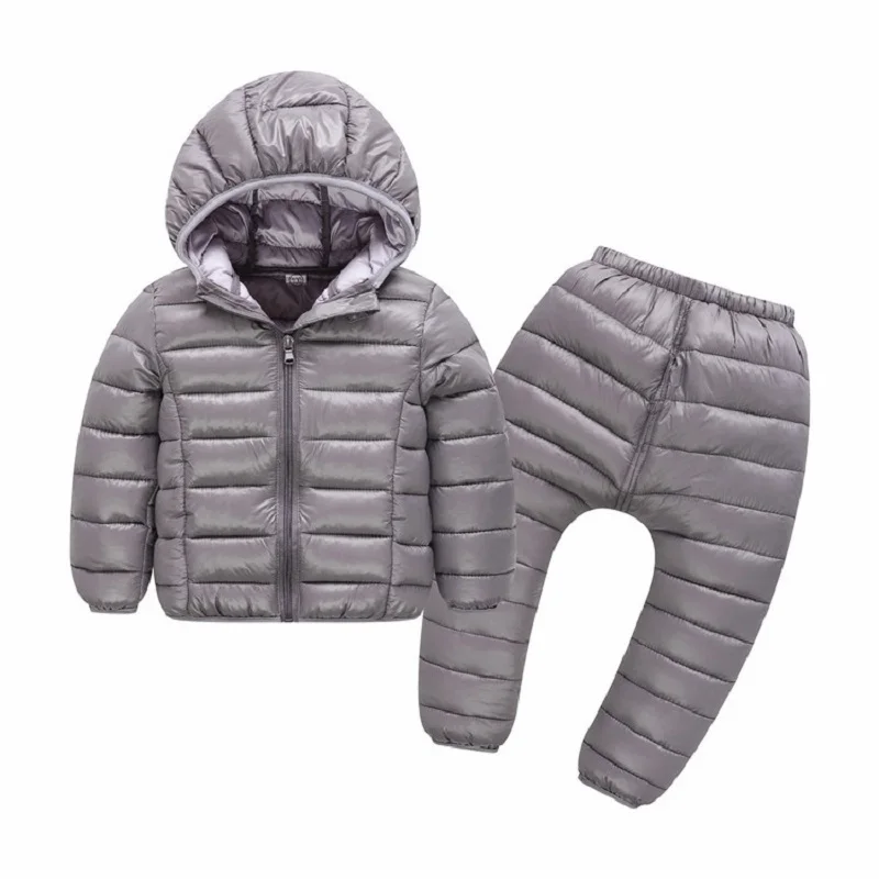 Children Clothes Winter Kids Sets For Girls and Boys Warm Two Pieces ...