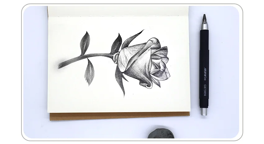 Crayon graphite,Crayon à tige en métal 4B rechargeable, 5.6mm, 1 pièce ...