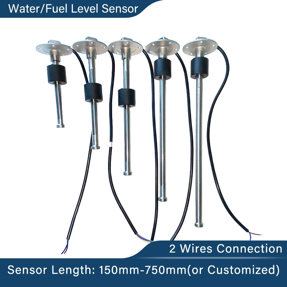 Universal Fuel Water Level Sensor Sender 150mm 175mm 200mm 225mm 385mm 0 190ohm 240 33ohm ...
