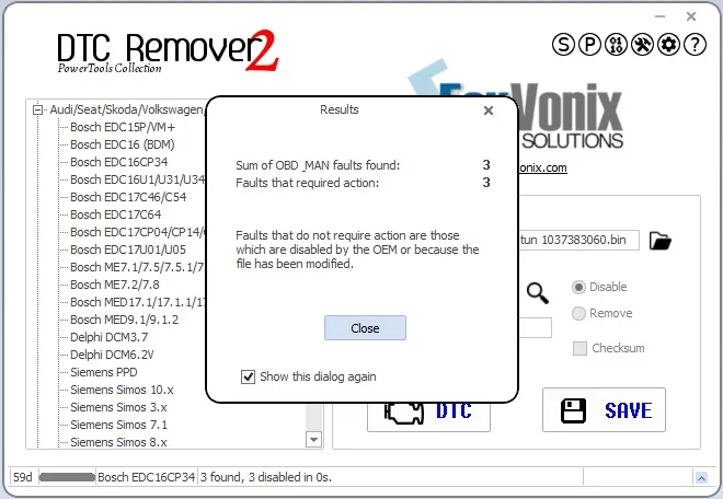 V2.5.6 DTCRemover 2 DTC off Delete Software Remove or Disable DTCs in ...