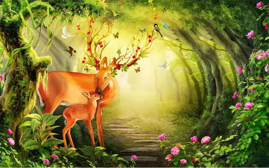 3d Deer Wallpaper