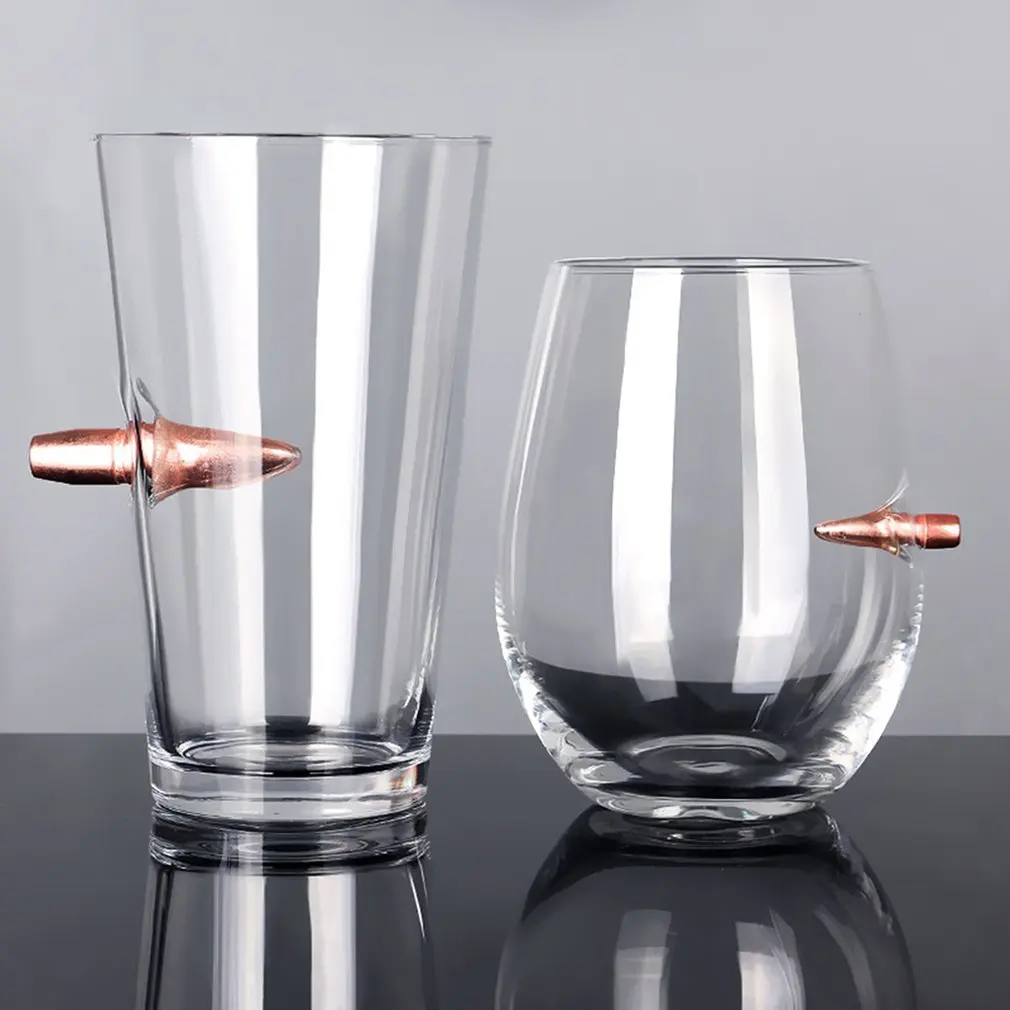 Europe And America With Bullets Whiskey Cups Creative Glass Cups Water ...