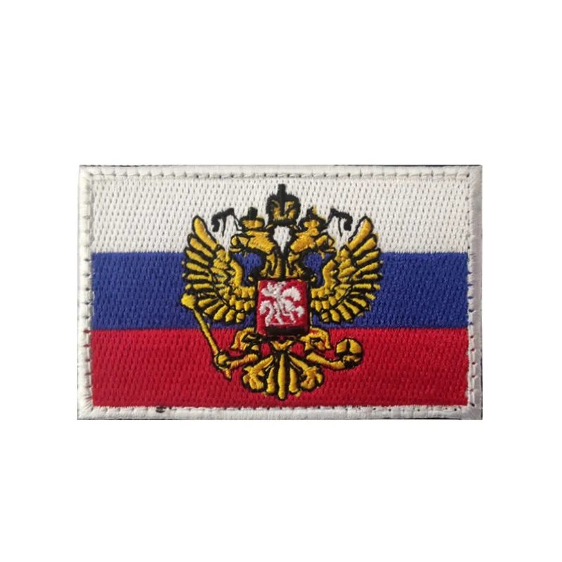 e EMBROIDERED MILITARY SLEEVE PATCH AIRBORNE TROOPS RUSSIAN EAGLE FLAG ...