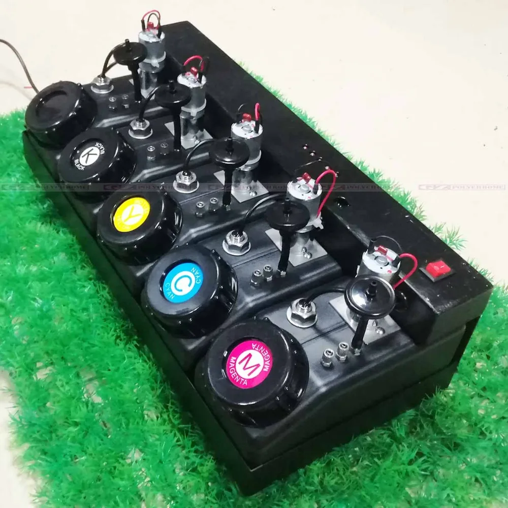 UV Bulk Continuous Ink Supply System CISS Assembly 1 Liter for Roland ...