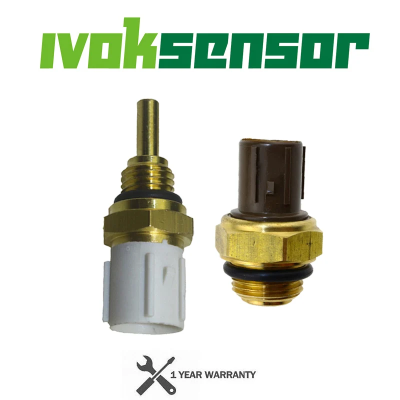 1 Set Radiator Coolant Water Temp Fan Switch Temperature Sensor For ...