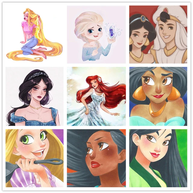 Original Disney Princess Sketches