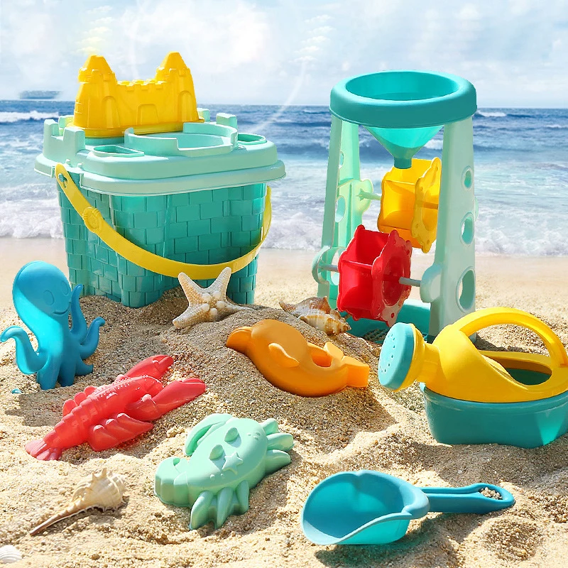 Children-s-beach-toys-water-toys-sandbox-set-sand-table-sand-bucket ...