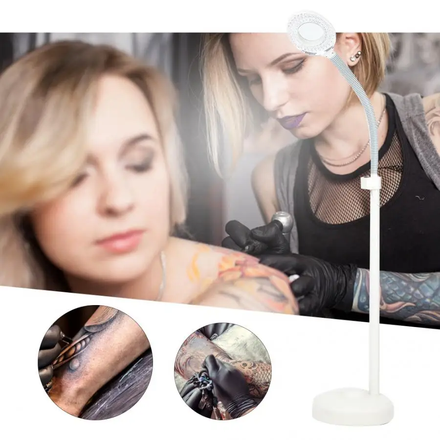 Tattoo Supplies Portable LED Light Table Lamp Folding Tattoo Manicure ...