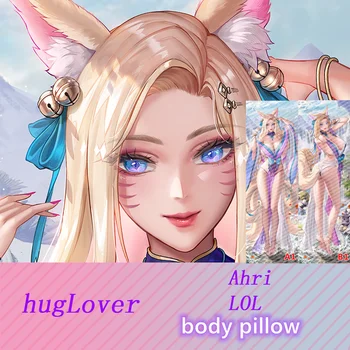 Dakimakura Anime Ahri（League of Legends）LOL Body Pillow Double-sided ...