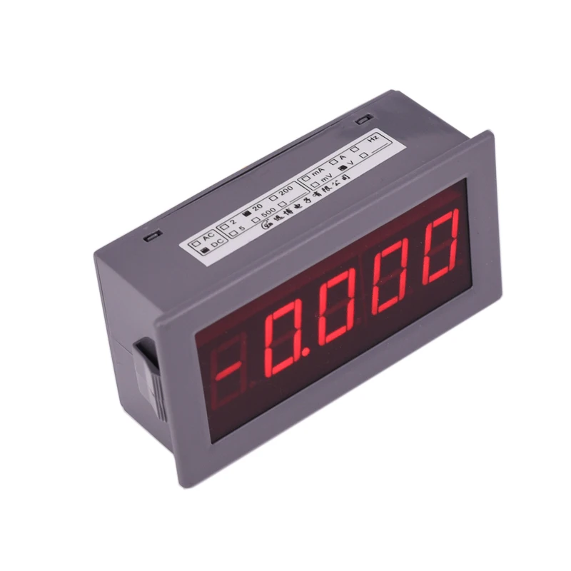 LED Display Digital High Accuracy DC Voltmeter Voltage Meter Monitor ...