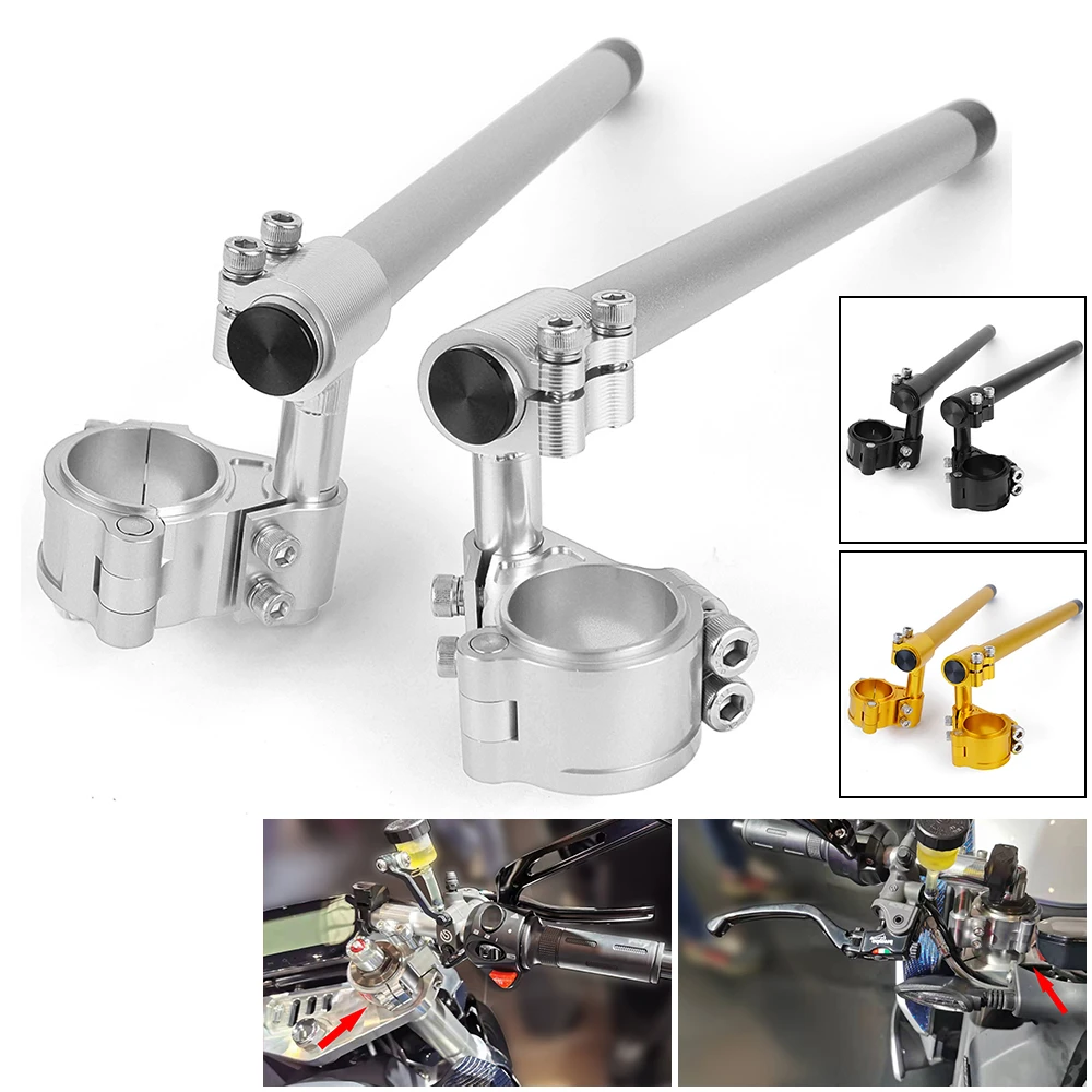 37mm-45mm-51mm-52mm-58mm-CNC-Motorcycle-Racing-Riser-Raised-Higher ...