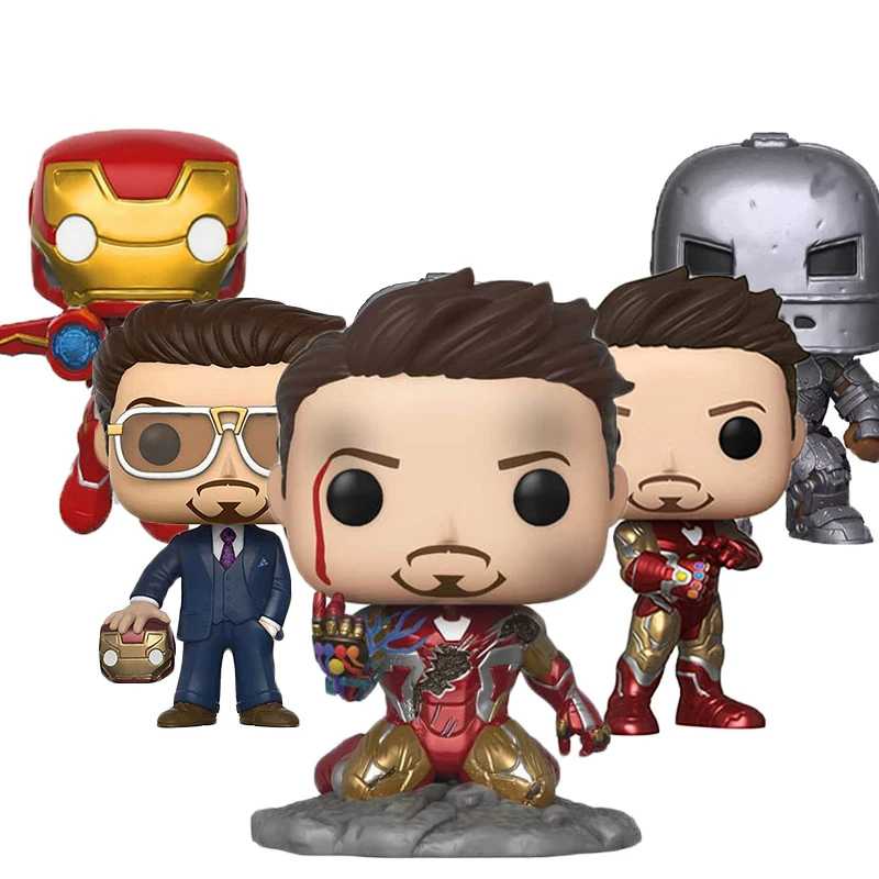 Funko Pop Iron Man Vinyl Figure Doll Toys #285 #126 Iron Man Tony Stark ...