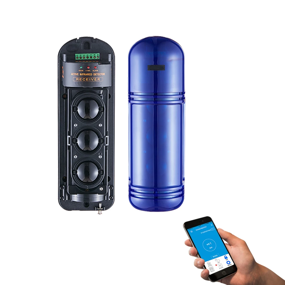 Ip66 Waterproof 3 Beam Wireless 433mhz Infrared Beam Detector Sensor ...