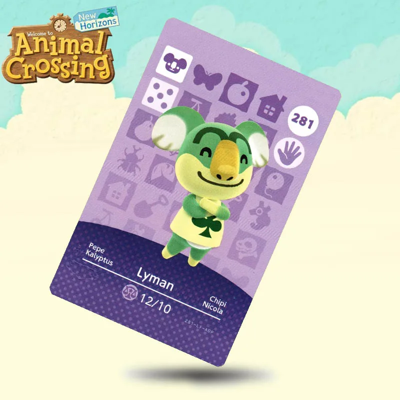 281 Lyman Animal Crossing Card Amiibo Cards Work for Switch NS 3DS ...