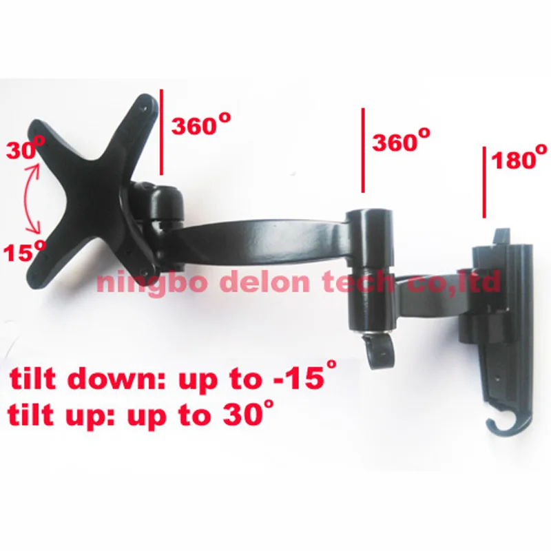 LCD 802 알루미늄 기울임 가능 LCD TV 벽걸이, 스위블 LED TV 브래킷 선반, 10 인치, 23 인치, 32 인치 ...