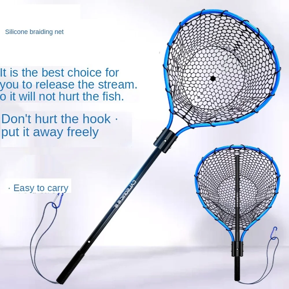 Dip Net Folding Portable Lure Net Pocket Ultra Light Big Fish Fishing ...