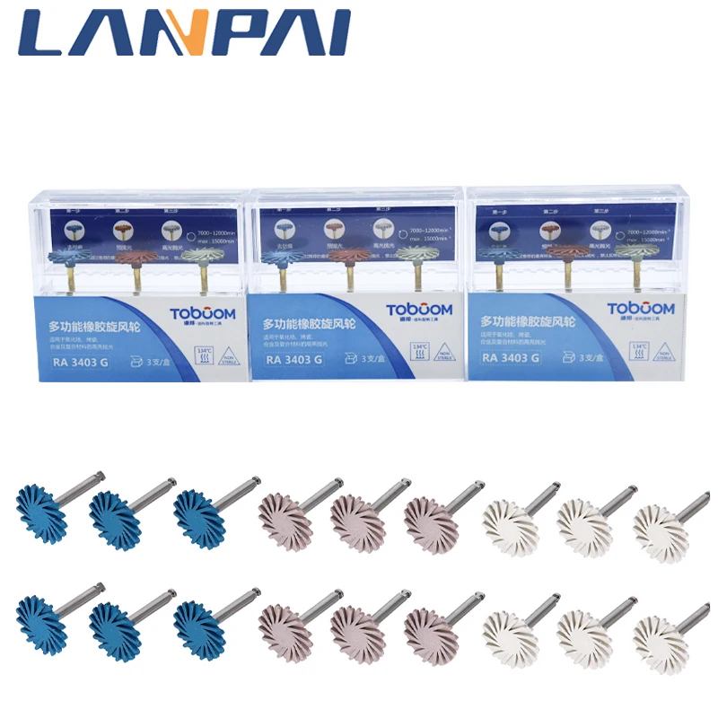 18pcs Dental Rubber Polisher Composite Ra Disc Kit Resin Polishing ...