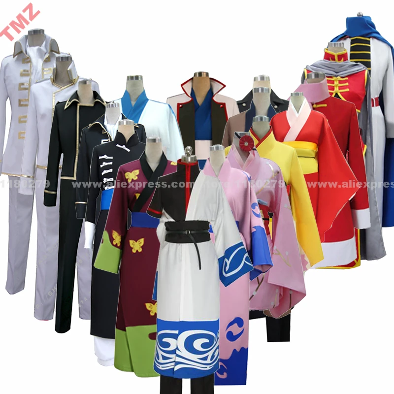 Gin-Tama-Gintama-Kyubei-Yagyu-Kamui-Kimono-Group-of-Characters-Clothing ...