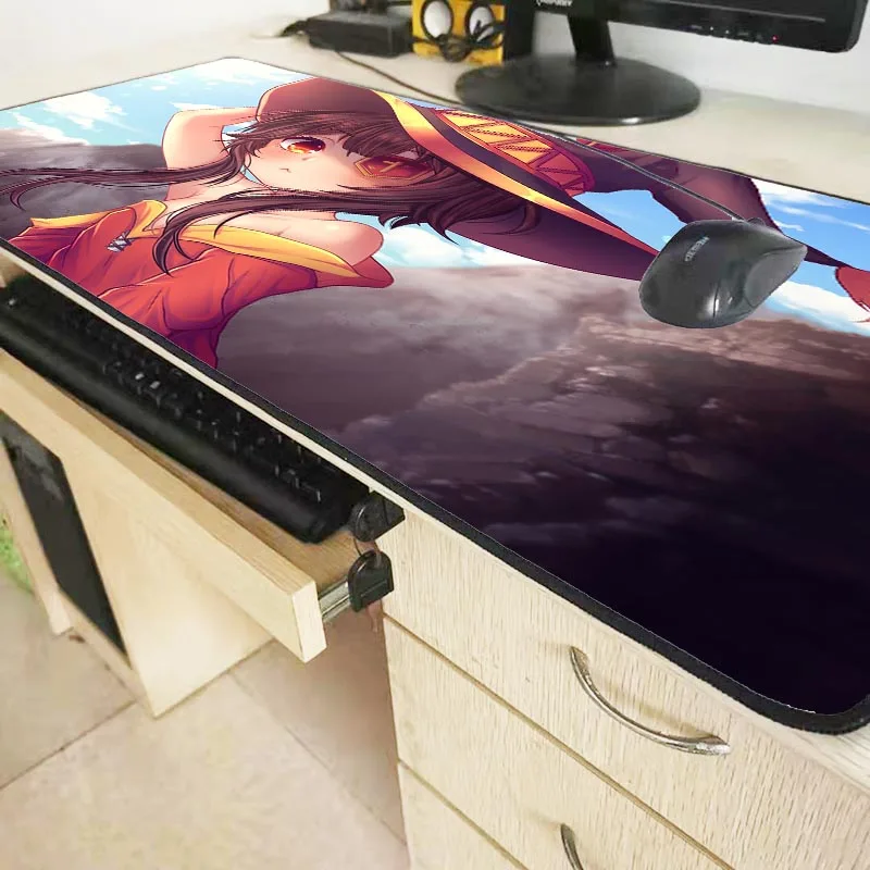 XGZ Japan Anime Megumin Large Size Waterproof Mouse Pad Rubber PC ...