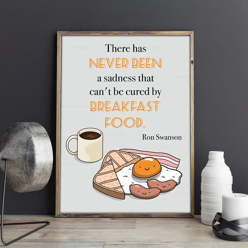 Ron Swanson Breakfast Quotes