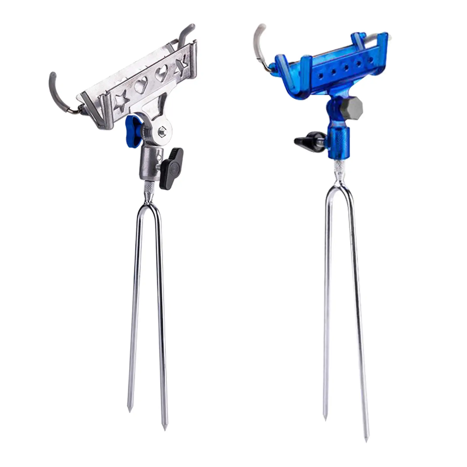 Travel Automatic Fishing Rod Holder Rack Ground Stake Stand Fish Pole ...