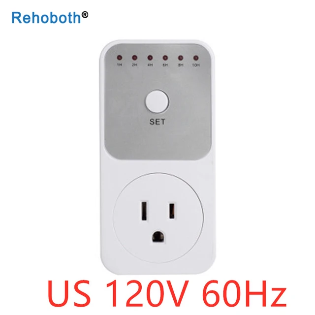 US EU UK 10Hr Countdown Timer Switch Socket Plug Intelligent Time Setting Control Socket ...